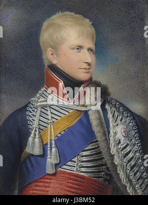 A portrait of Ernest Augustus, King of Hanover (1771-1851), depicts the ...