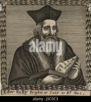 Dr John Dee and Edward Kelly making a Dead Person appear in an English ...