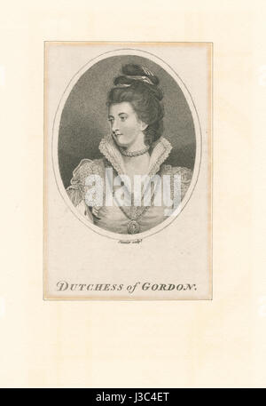 The Duchess of Gordon was a prominent figure in British society during ...