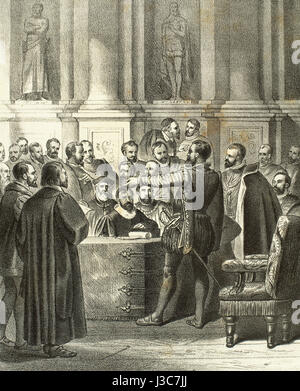 Martin Luther at the Imperial Diet of Worms (1521). Martin Luther (1483 ...