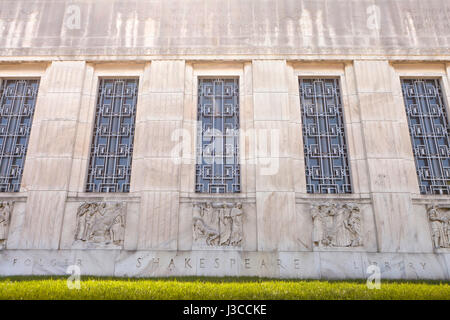 Folger Shakespeare Library exterior - Washington, DC USA Stock Photo ...