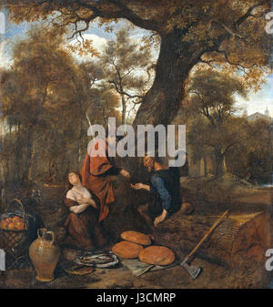 This artwork depicts the ancient Greek mythological scene of Herakles ...