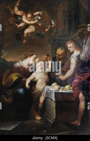 'The Holy Family' by Ercole Procaccini el Joven depicts the Virgin Mary ...