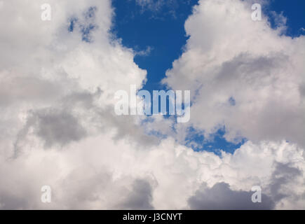 Partly cloudy on a spring day Stock Photo - Alamy