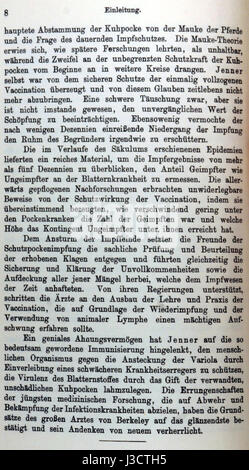 Edward Jenner's work with cowpox (Kuhpocken in German) revolutionized ...