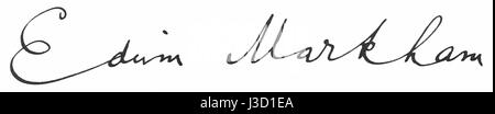 Edwin Markham (1852-1940) best known for his 1899 poem, “The Man with ...