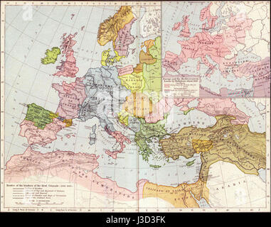 A map of Europe, illustrating the political, geographical, and ...