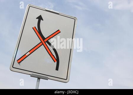 Germany Roadworks diversion detour German Autobahn Motorway Expressway ...