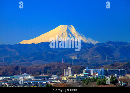 Japan, Tokyo, town view, Mt. Fuji Asia, town, capital, city, skyline ...