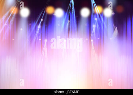 blurred lights on stage, abstract image of concert lighting Stock Photo ...