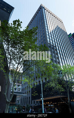The AMP Tower in Bourke Place (600 Bourke St), Melbourne, Australia was ...