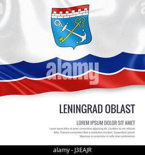 Leningrad state - Oblast - flag, Russia Stock Photo - Alamy