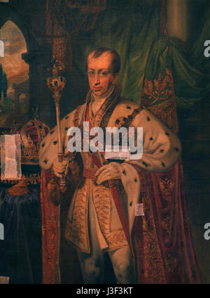 Ferdinand I of Austria with sceptre 2 Stock Photo - Alamy