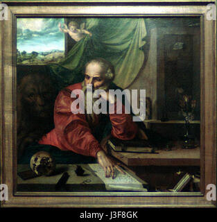 Georg Pencz - Jerome in His Study Stock Photo - Alamy