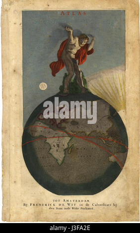 Frederick de Wit - atlas - frontpage Stock Photo - Alamy