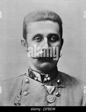 This black-and-white image of Archduke Franz Ferdinand captures a ...