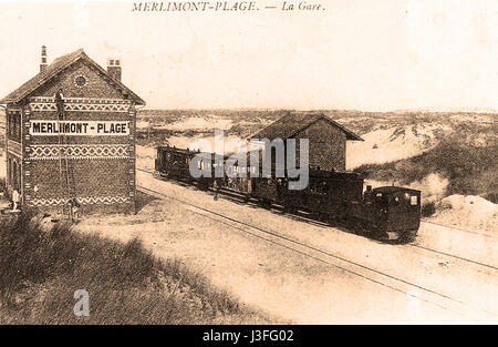 Gare de Merlimont (ligne Berck-Le Touquet Stock Photo - Alamy