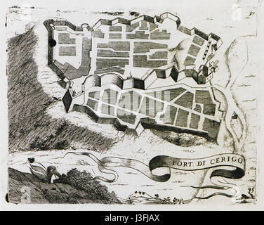 This 1686 map by Vincenzo Coronelli depicts detailed geographical ...