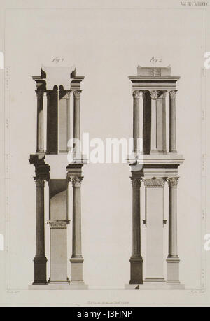 This architectural drawing from 1794 by James Stuart and Nicholas ...