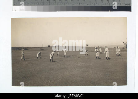 Fig 8- Thirty or more players (15 or more on each side) with a bat and ...