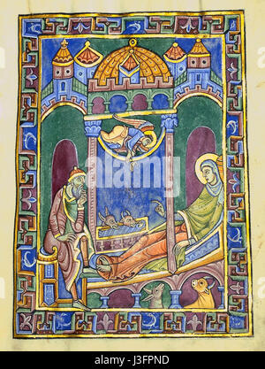 A depiction of the Nativity of Christ (Geburt Christi) by the German ...