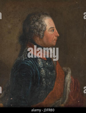 Portrait of Frederik II the Great, King of Prussia, Christian Friedrich ...