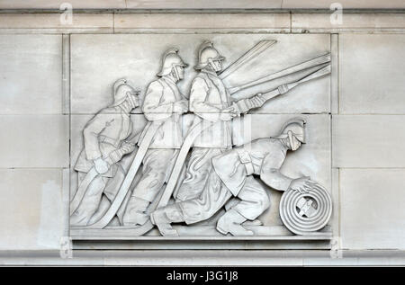 Lambeth, London Fire Brigade Headquarters drill tower Stock Photo - Alamy