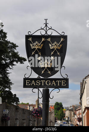 Eastgate sign Bury St Edmunds Stock Photo - Alamy