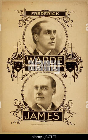 Frederick Warde and Louis James Stock Photo - Alamy