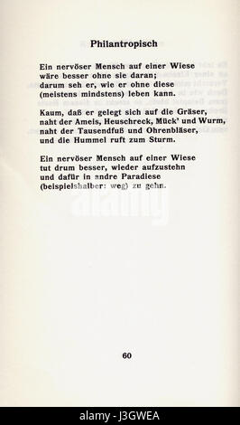 Galgenlieder, or 'Gallows Songs,' is a collection of poems by German ...