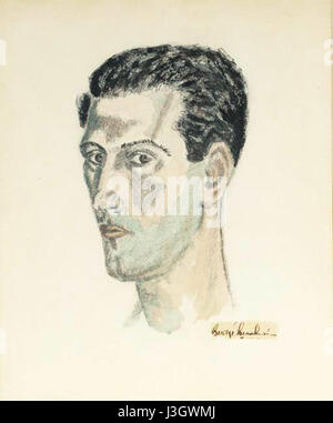 This portrait of George Gershwin captures the renowned American ...