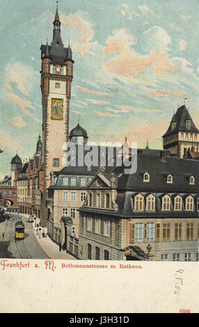 This image depicts the Neues Rathaus (New Town Hall) in Rudolstadt ...