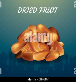 Dry Date Fruit Ramadan Mubarak Islamic Stock Vector Image & Art - Alamy