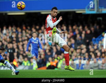 FRANCIS COQUELIN OF ARSENAL CHELSEA V ARSENAL STAMFORD BRIDGE STADIUM ...