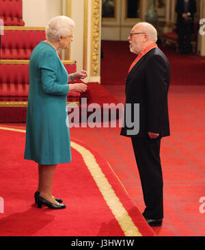 Mr. Peter Brookes from London is made a CBE (Commander of the Order of ...