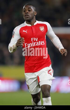 JOEL CAMPBELL ARSENAL FC ARSENAL FC KC STADIUM HULL ENGLAND 08 March ...