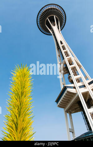 The Seattle Space Needle, Googie architecture, Seattle, Washington ...