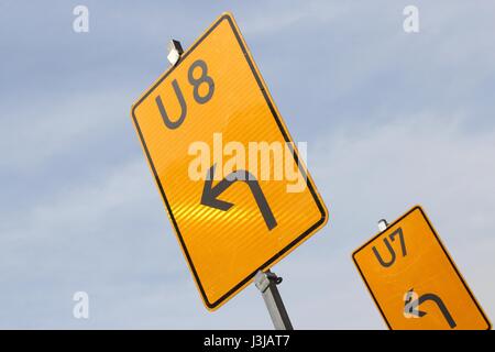 Germany Roadworks diversion detour German Autobahn Motorway Expressway ...
