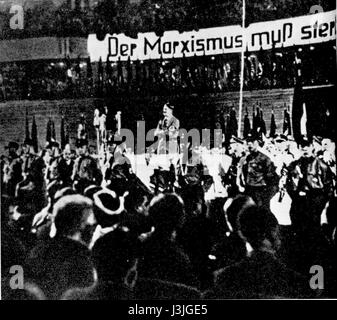 HITLER Nazi Germany Propaganda Image 1930’s Nazi dictator Adolf Hitler ...