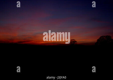 Surrey Hills Sunset Stock Photo - Alamy