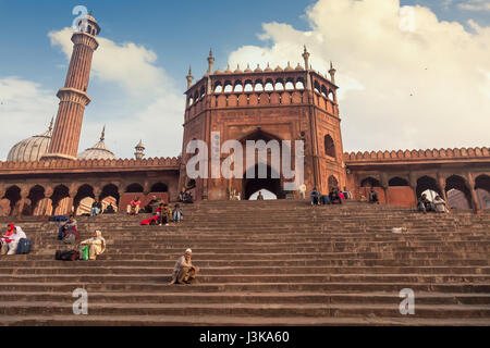 main entrance gate of Jama Masjid at Delhi India Stock Photo - Alamy