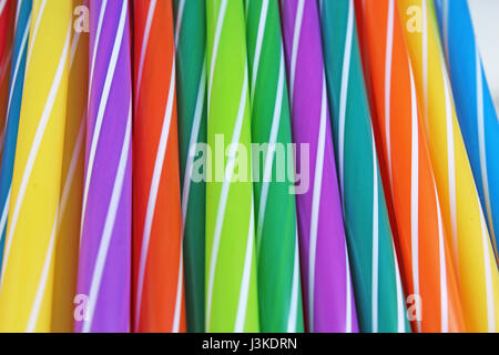Fancy straw art background. Abstract wallpaper of colored fancy straws ...