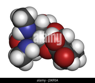 Spectinomycin gonorrhea drug molecule. Antibiotic of the aminocyclitol ...
