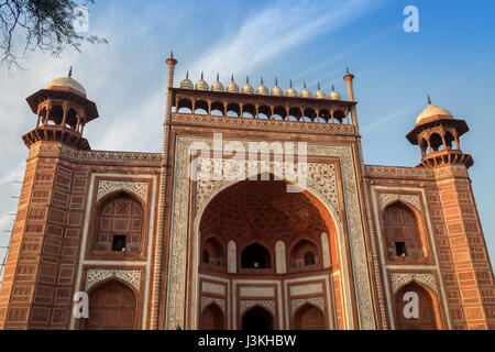 Taj Mahal west entrance gate - A Mughal Indian architectural structure ...