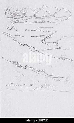 Hodler Ferdinand - Lake Thun Landscape Stock Photo - Alamy