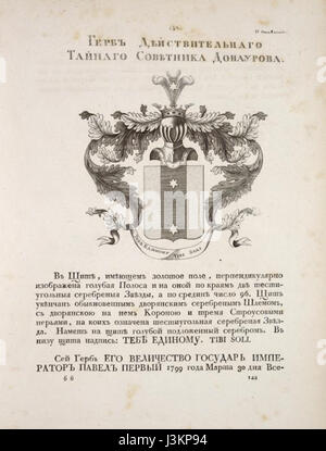 'Gerb of Donaurova (A)' is a historical heraldic emblem or coat of arms ...