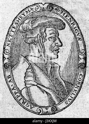 Heinrich Cornelius Agrippa von Nettesheim (1486-1535) was a German ...