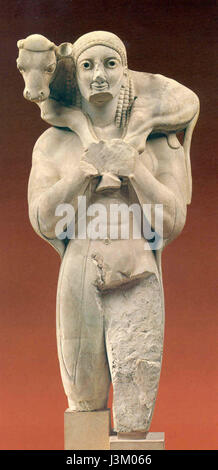 Kouros Statues of the Archaic Period. Early 6th c. B.C. (circa 580 B.C ...