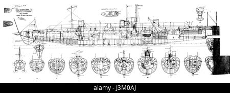 HMS Swordfish 1916 steam Stock Photo - Alamy