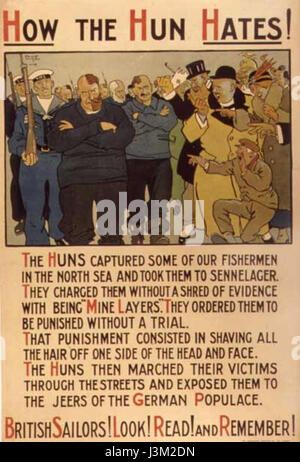 Image of German propaganda during World War I, showcasing their Kaiser ...